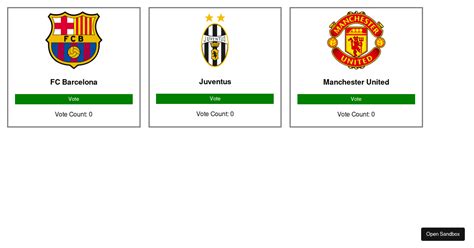 Voting System Codesandbox