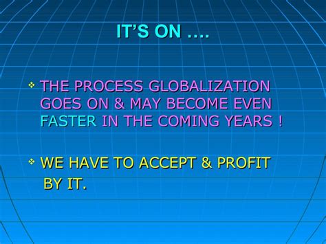 Impact Of Globalization On Food Industry In India By Centre For Pro