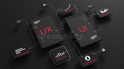 Ux User Interface Flowchart Connection Mode Graphic Designer