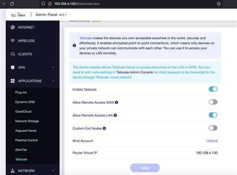 Slate Plus No Internet Connection With Tailscale Exit Node Routers