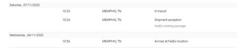 Does Anyone Know What Shipment Exception FedEx Holding Package Means It S Followed By In
