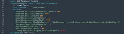 VMware ESXi Host Configuration With Ansible Security Hardening Hybrid Data Center