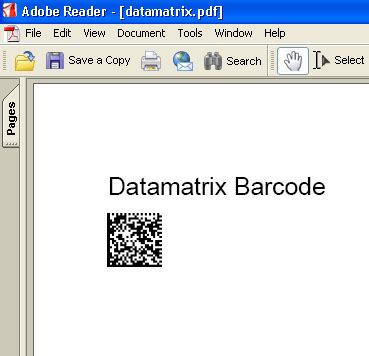 BE THE CODER Barcodes IText Examples Datamatrix Barcode