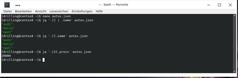 Javascript Object Notation Json Mit Jq Filtern