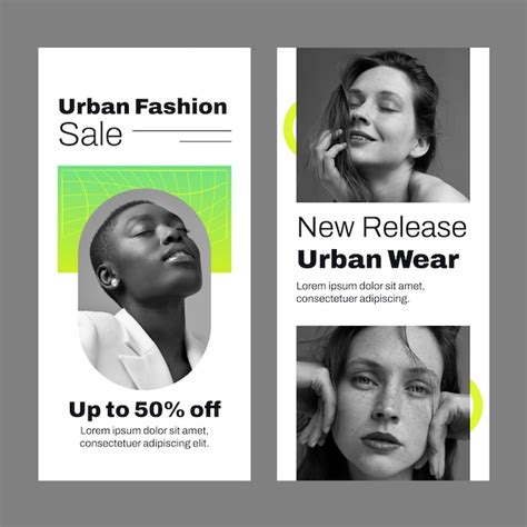 Premium Vector Flat Design Vertical Banner Template