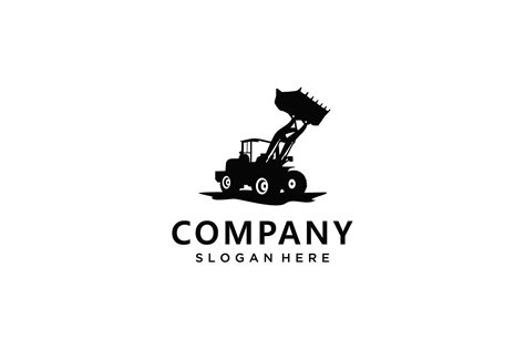 Loader Excavator Logo Design Vector Graphic By Sore88 · Creative Fabrica