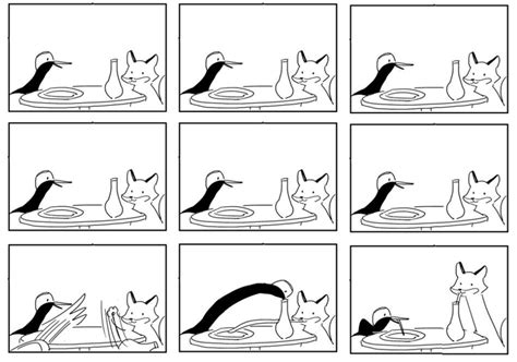 여우와 두루미manhwa 만화방 뀨잉넷 온세상 모든 웹코믹이 모이는 곳 만화 이솝 우화 그림