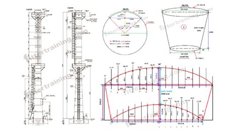 How To Fabrication Chimney Cone With Plate Chimney Cone Fabrication Layout Marking Formula