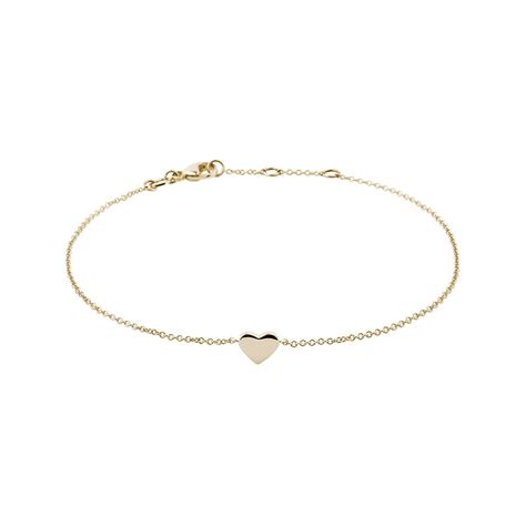 Heart Bracelet In Yellow Gold Klenota