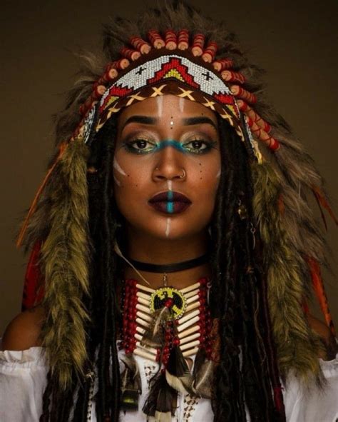 Traditional Native American Makeup