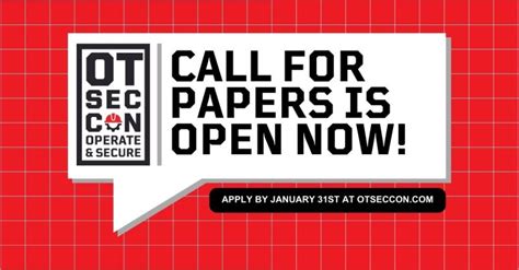 Otseccon Operateandsecure Operationaltechnology Criticalinfrastructure Cybersecurity Cfp