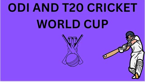 Odi And T20 Cricket World Cup Winners List Exam Guide Hub