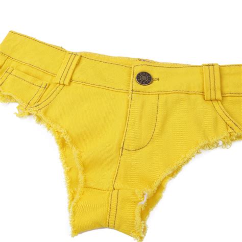 Sexy Women Mini Hot Pants Jeans Micro Shorts Denim Daisy Dukes Low