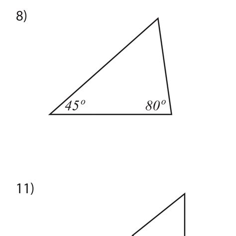 Angles And Triangle Geometry Worksheet Module 15