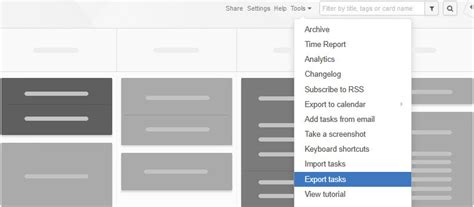 How To Export Tasks To A Spreadsheet Kanban Tool Support