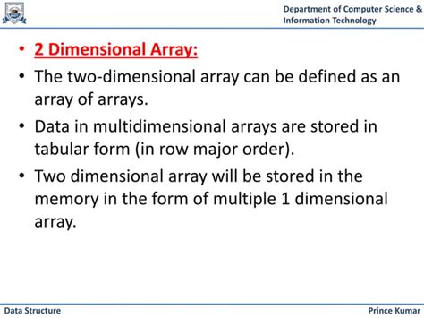 Data Structurearrayandsparse Matrixpptx