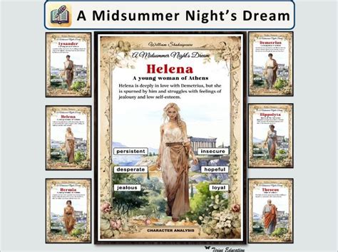 A Midsummer Nights Dream Poster Set Teaching Resources