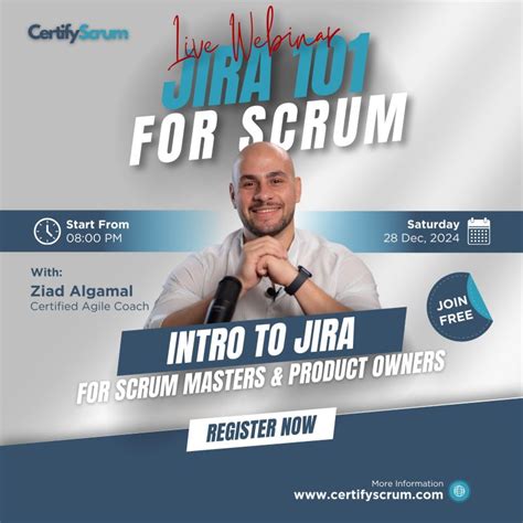 Free Webinar Jira 101 For Scrum 🤩 Are You A Scrum Master Or Product