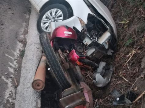 Motociclista Fica Gravemente Ferido Em Acidente Na Br 262 Montanhas
