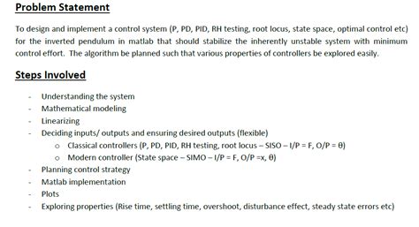 Solved To Design And Implement A Control System P Pd Pid