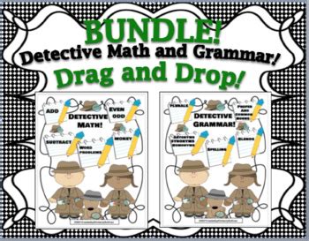 Bundle Math And Grammar Google Slides Drag And Drop Independent Workbook