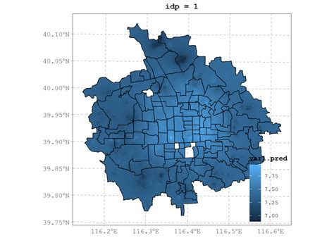 Gstat 空间插值（一）——反距离权重插值；使用ggplot2绘制地图 Csdn博客