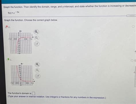 solved use the graph of y e and transformations to sketch