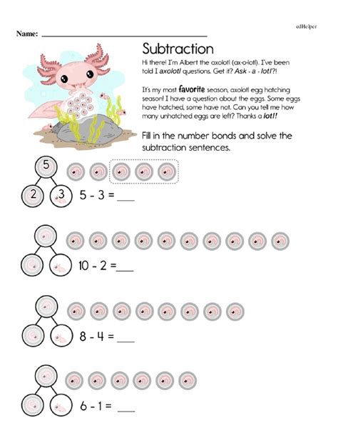 Subtraction Facts To 10 Math Chapter Workbook Subtraction Facts To 10 Math Chapter Workbook