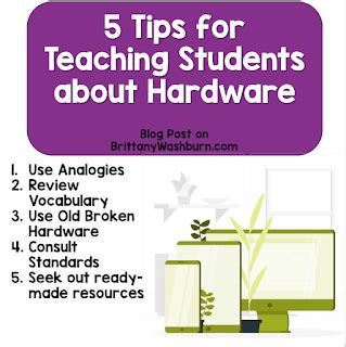 Tips For Teaching Students About Hardware