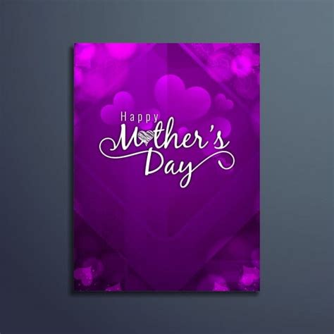 كتيب عيد الأم الأرجواني Eps Uidownload