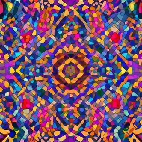Vibrant Mosaic Seamless Pattern