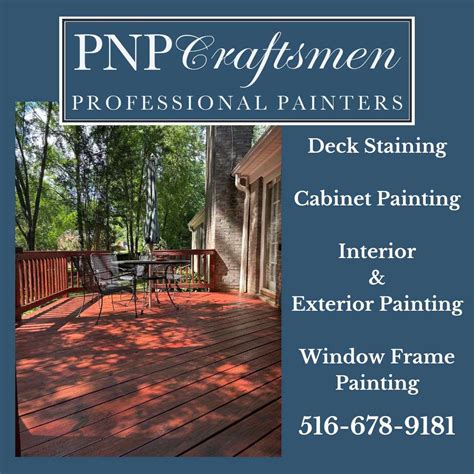 Deck Staining On Long Island Pnp Craftsmen