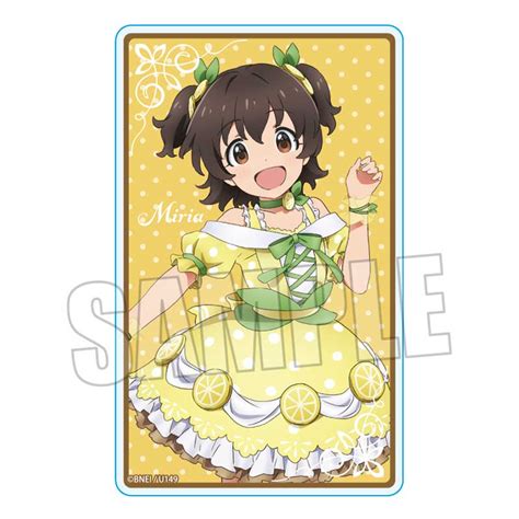 Tvアニメ「アイドルマスター シンデレラガールズ U149」の新規描き下ろしand描き起こしイラストを使用したpop Up Shopが
