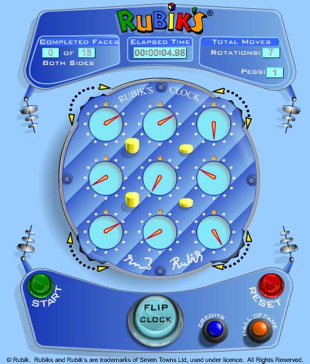 Rubiks Clock Play Online On Flash Museum 🕹️ Rubiks Clock Play Online On Flash Museum 🕹️