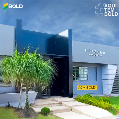 ACM Bold Em Fachada Bold