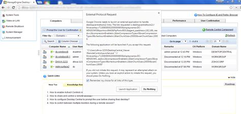 Remote Desktop Sharing Failure Unable To Connect Remotely ManageEngine