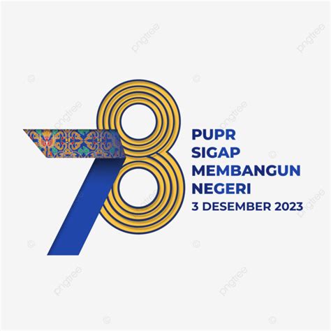 Logotipo Del 78º Día De Servicio De Pu En 2023 Pupr Está Alerta Para