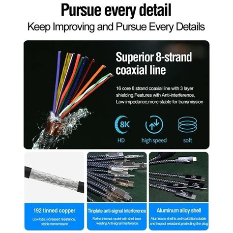 Hitech Land Pd W Gbps Dual Type C Usb Compatible Fast Charging Data Cable