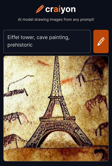 Prehistoric Eiffel Tower Rcraiyon