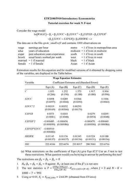 week9 tutorial solution etf2100 5910 introductory econometrics