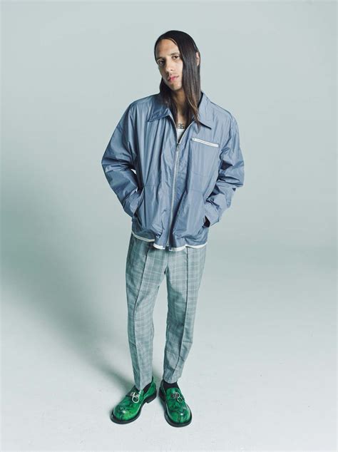 Camiel Fortgens Greyblue Technical Simple Jacket Blue Garmentory