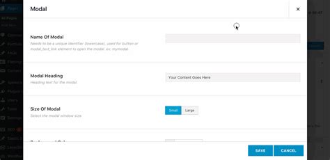 Modal Element怎么用 Avada主题建站