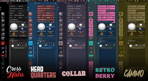 Zbrush Ui Colors Iii User Interface Colors