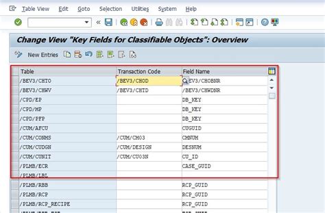 How To Define Key Fields In Sap