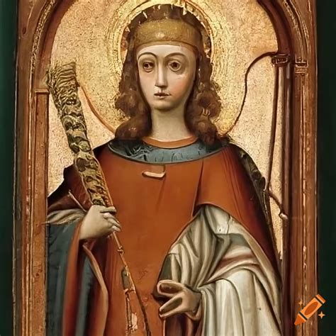 Medieval representation of saint ambrogio on Craiyon