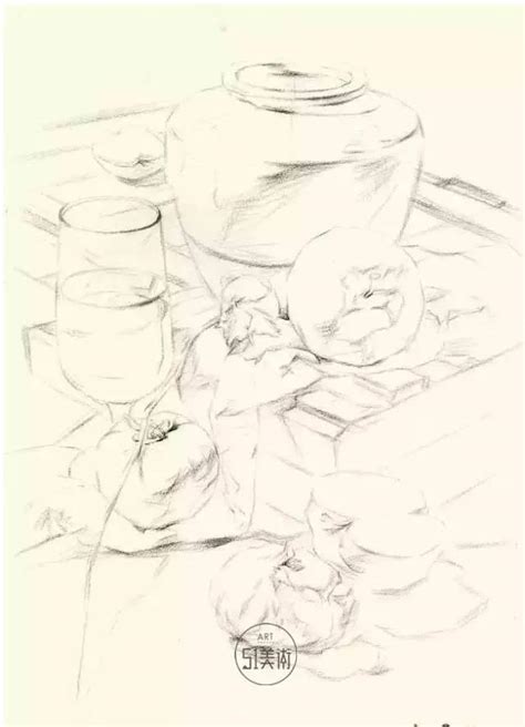 hi這些素描組合靜物的步驟示範 每日頭條
