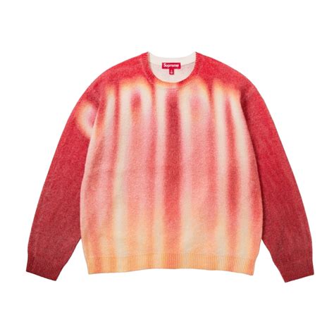 슈프림 블러드 로고 스웨터 레드 23fw 솔드아웃 슈프림