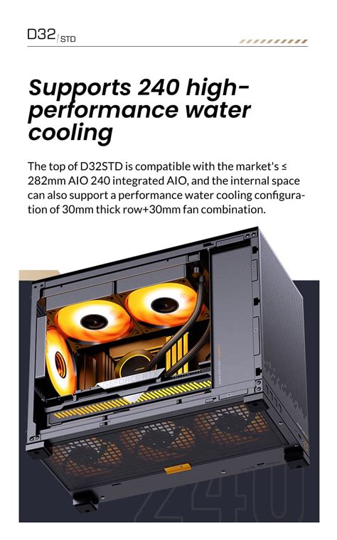 Jonsbo D32 Std Micro Atx Pc Case High Compatibility Mini Desktop Case Support Matx Back Connect