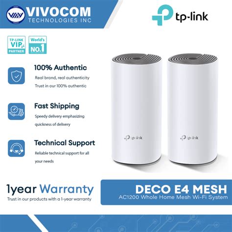 Tp Link Deco E Pack Ac Whole Home Mesh Wifi System Fast Stable Everywhere Lazada Ph