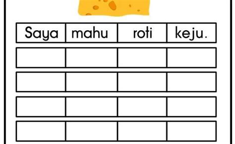 Latihan Menulis Ayat Prasekolah Diane Pullman The Bes